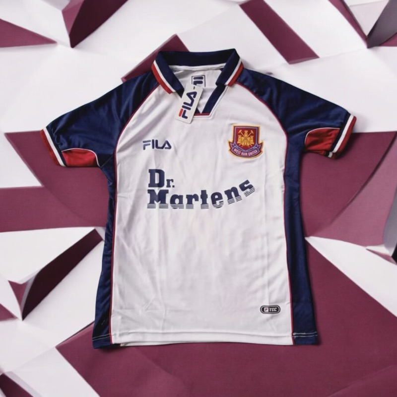 Jual Jersey Retro Westham 99 Dr martens away /casual/jerseyblockcore ...