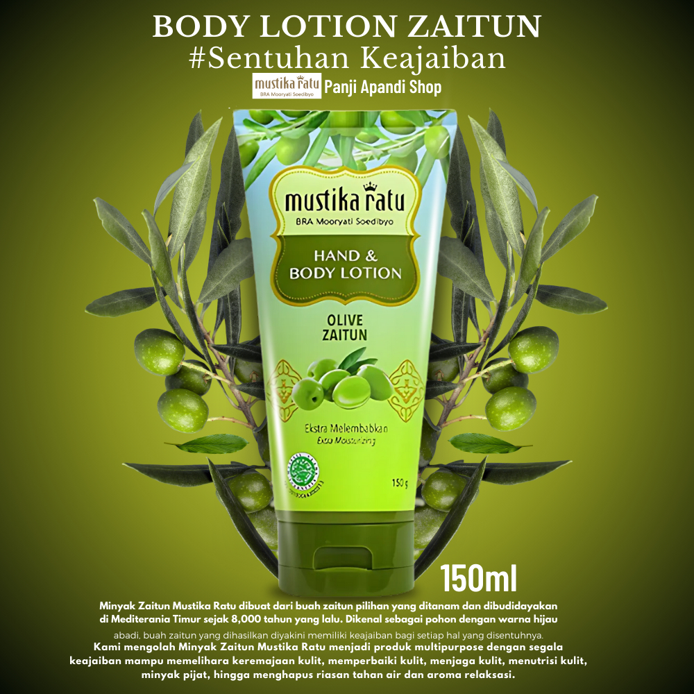 Jual Mustika Ratu Hand & Body Lotion Zaitun Olive Whitening 150ml ...