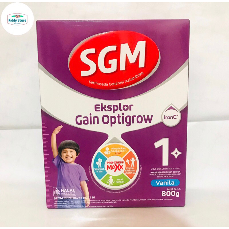 Jual SGM Eksplor Gain Optigrow 800g (New Produk) | Shopee Indonesia