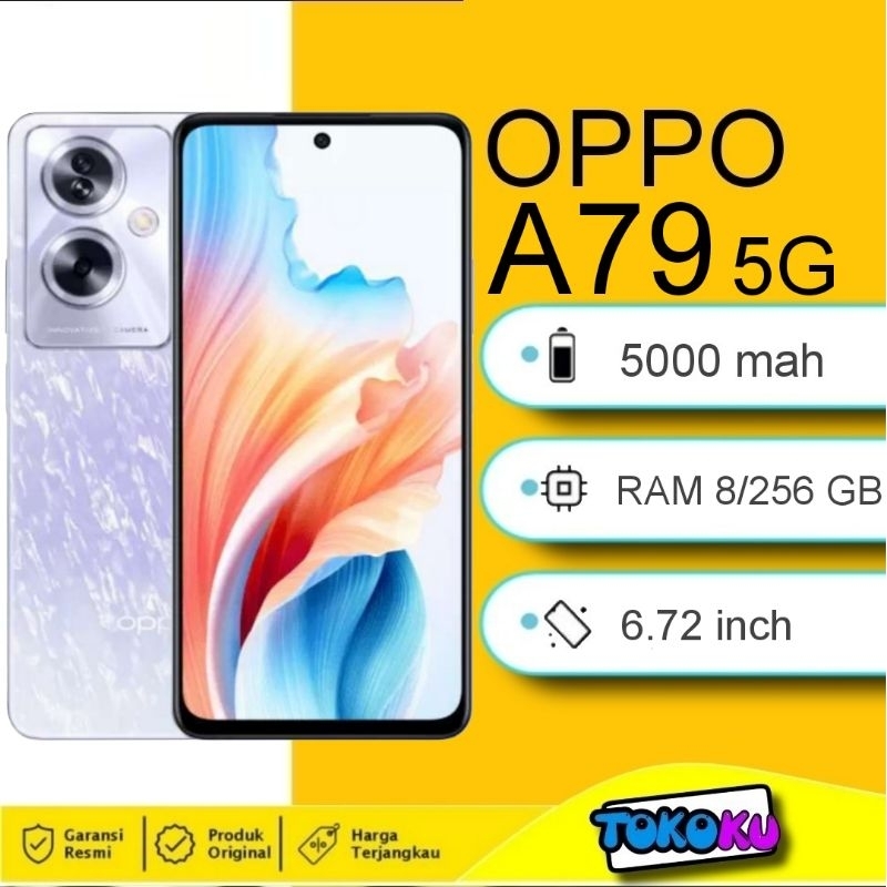 Jual OPPO A79 5G RAM 8/256 GB - GARANSI RESMI INDONESIA | Shopee Indonesia