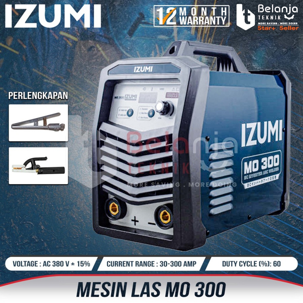 Jual Izumi Mesin Travo Las MMA MO 300 Trafo Inverter Welding Machine 300A 3 Phase | Shopee Indonesia
