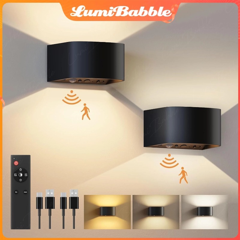 Jual Lampu Dinding Sensor Gerak Remote Control Lampu Dinding Nirkabel ...