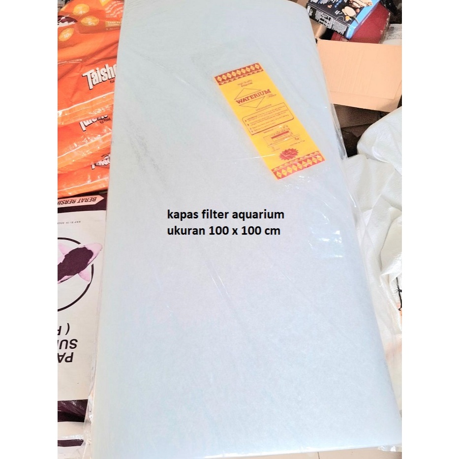 Jual Busa aquarium 100 x 100 cm kapas filter tebal aquarium media ...