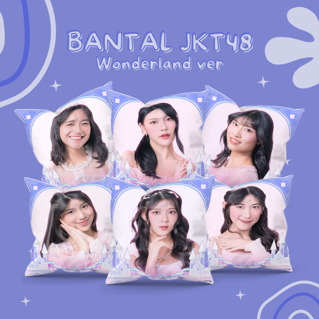 Jual BANTAL FOTO JKT48 | WONDERLAND BISA CUSTOM | Shopee Indonesia