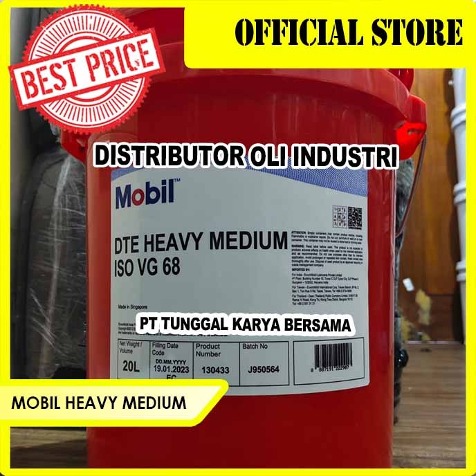 Jual MOBIL DTE OIL HEAVY MEDIUM ( Ready Stock Oil - ISO VG 68 ...