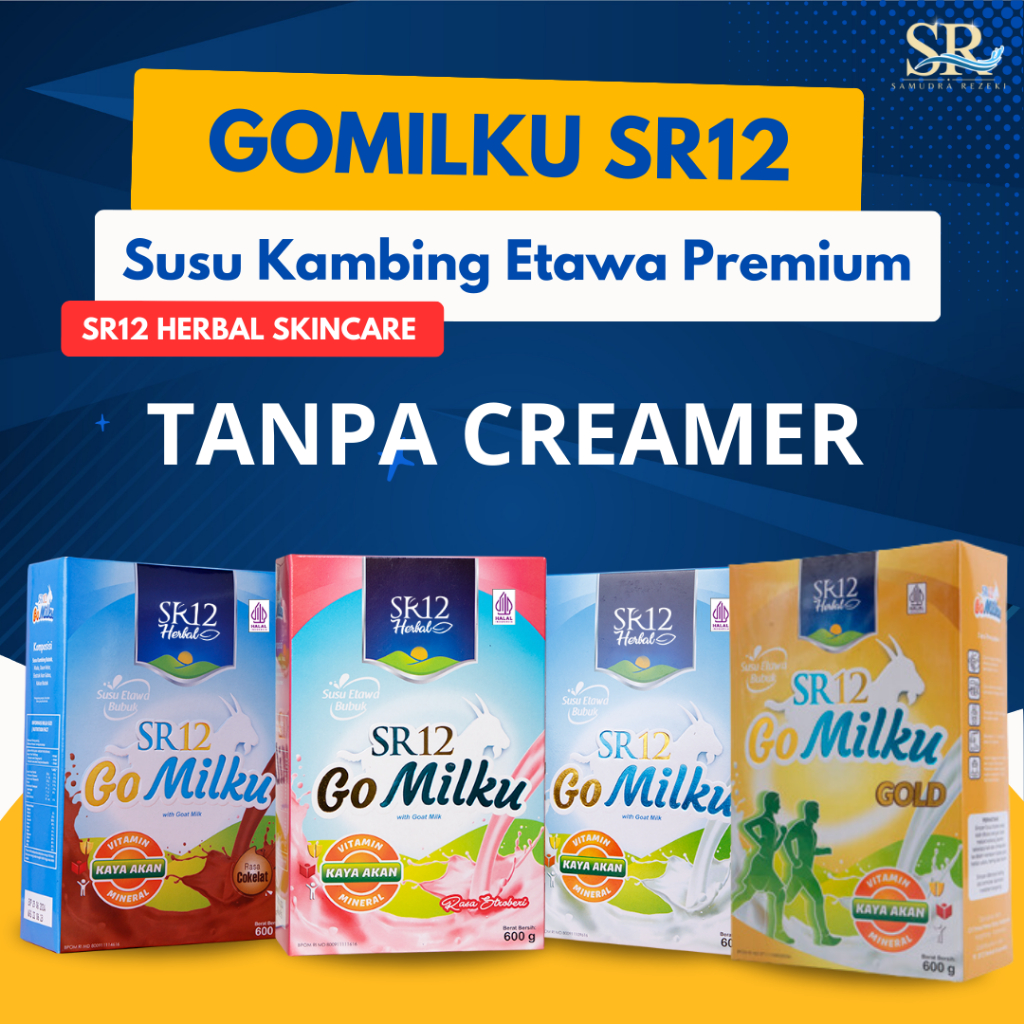Jual SUSU GO MILKU SR12 200g 600g Sachet - Distributor gomilku susu kambing etawa premium ...