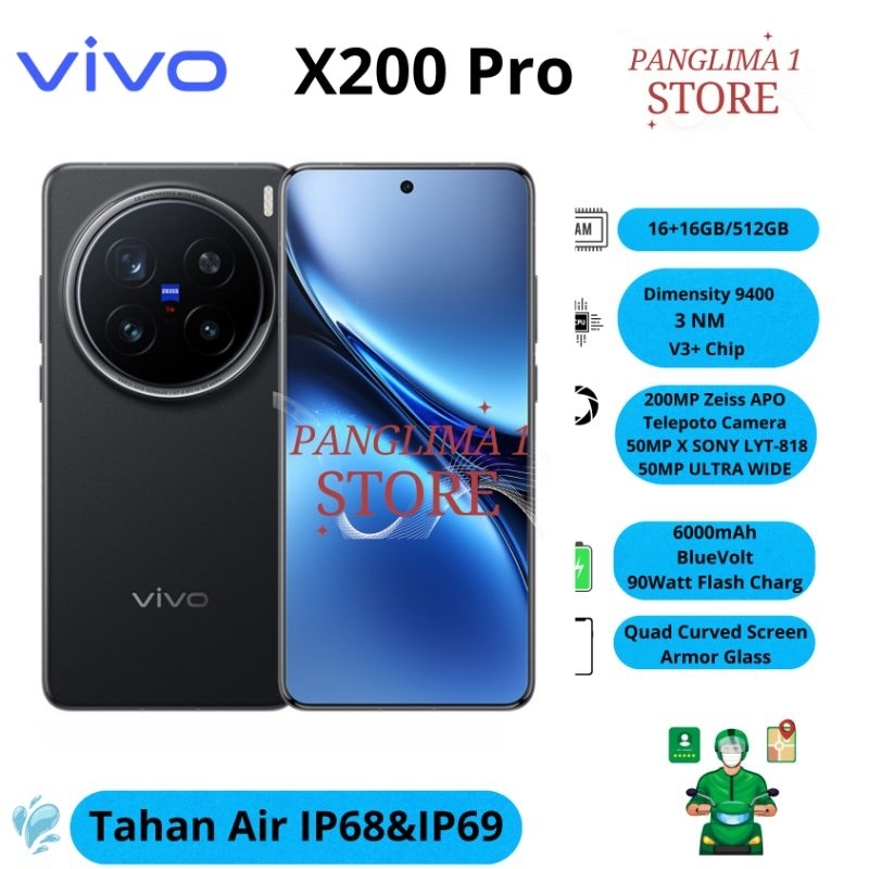 Jual [New Lounch] Vivo X200 Pro 5G (16GB/512GB) 200MP Zeiss Apo ...