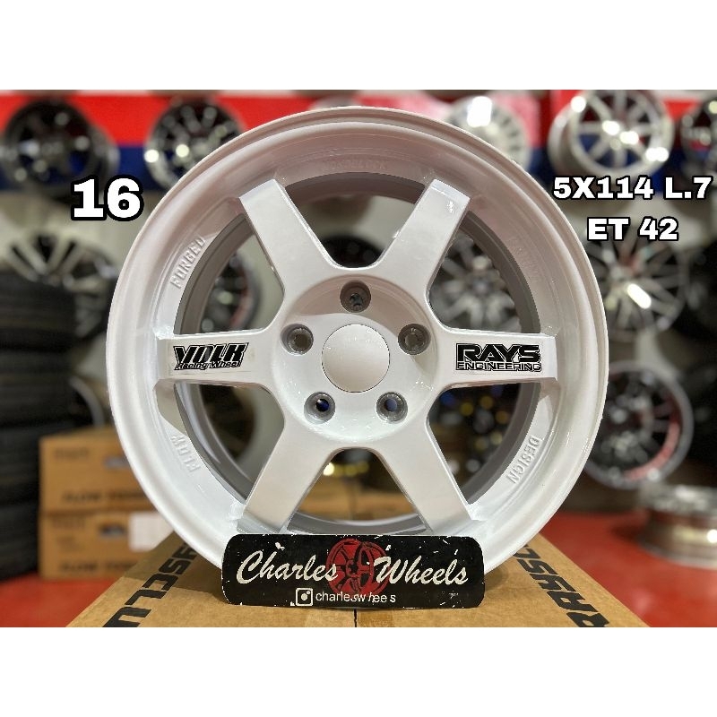 Jual VELG TE37 RING 16 PUTIH HOLD 5 | Shopee Indonesia