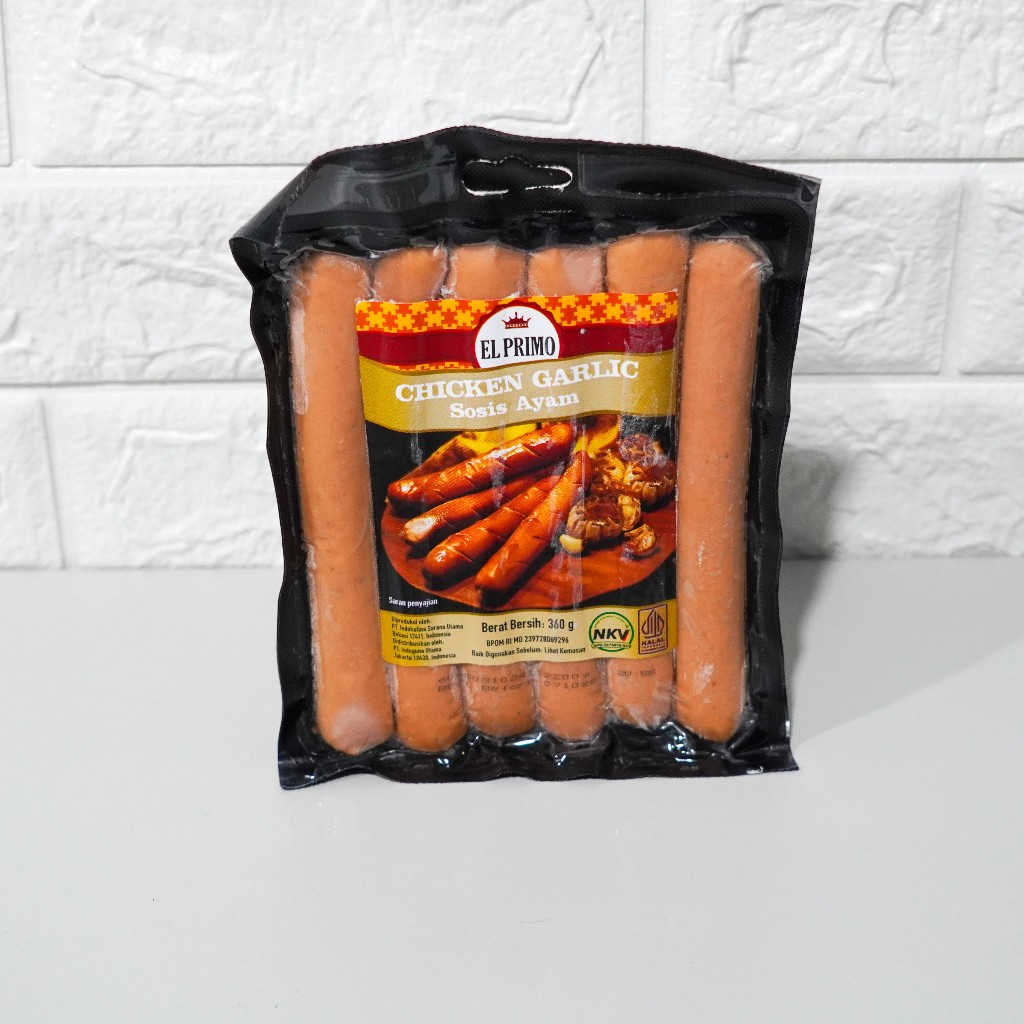 Jual EL PRIMO CHICKEN GARLIC SAUSAGE 360GRAM | Shopee Indonesia
