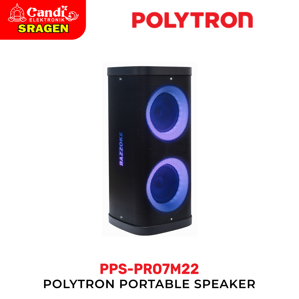 Jual POLYTRON Party Speaker Bluetooth Karaoke Portable Wireless - PPS ...