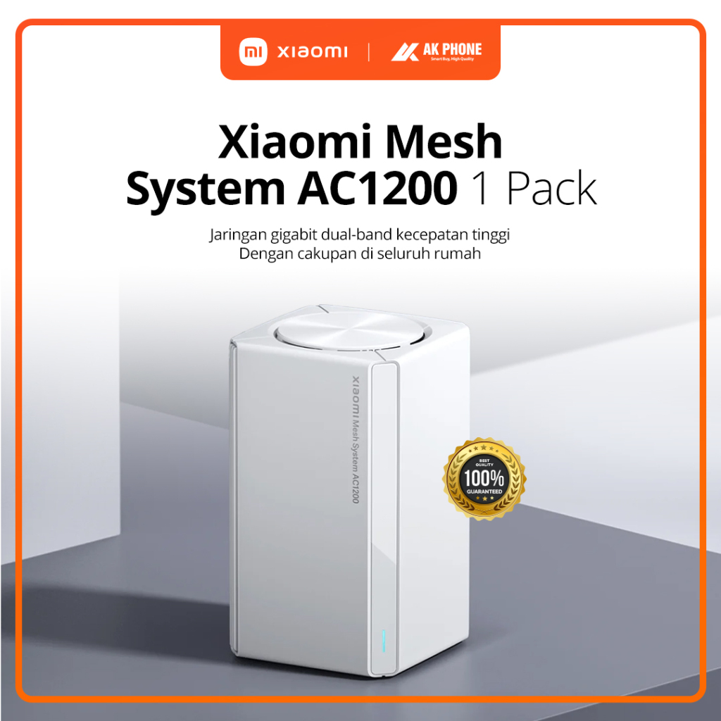 Jual Xiaomi Mesh System- AC1200 1 PACK Garansi Resmi (AK PHONE JAMBI) | Shopee Indonesia