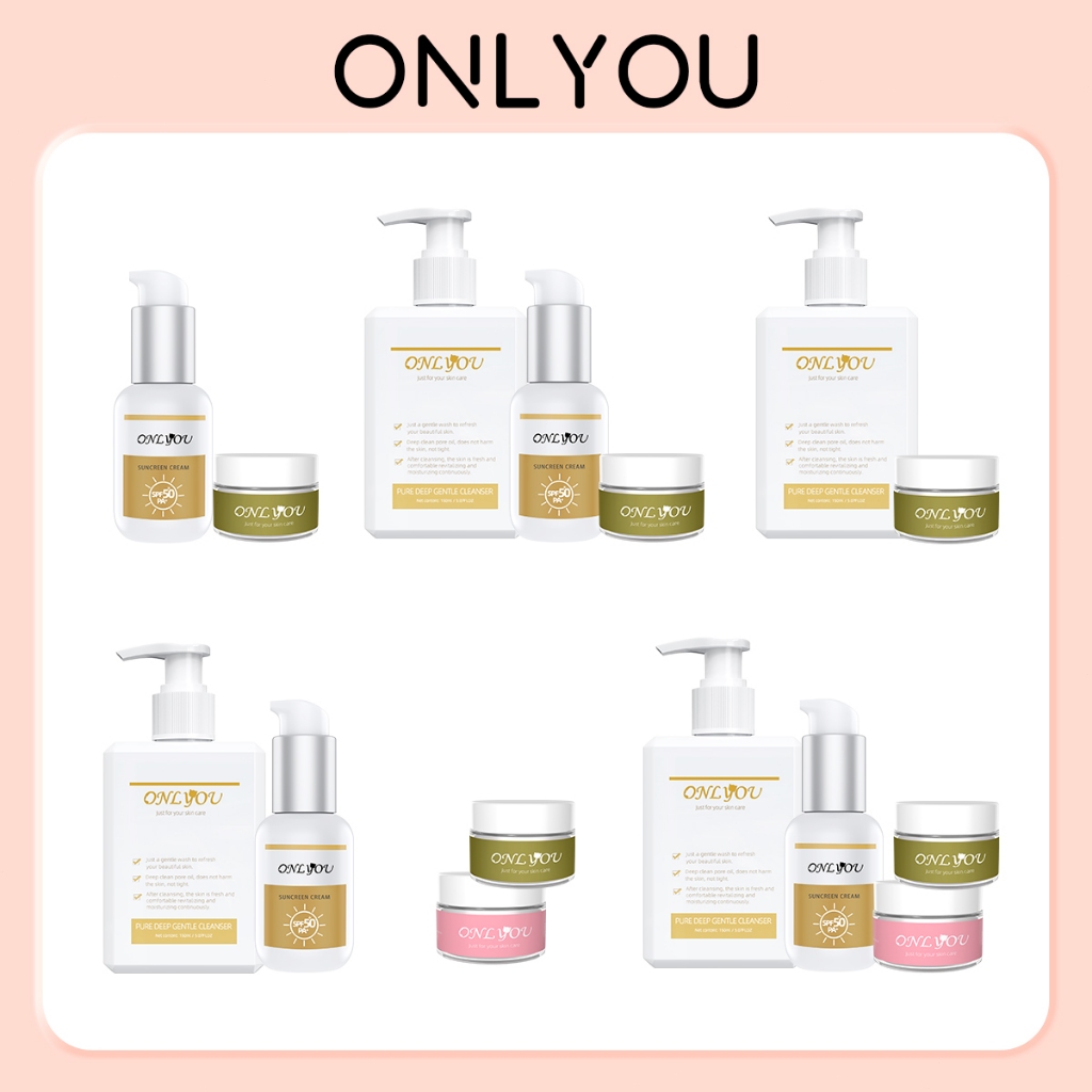 Jual ONLYOU Glowing Paket - ONLYOU Sunscreen SPF50+ PA+ / Whitening ...