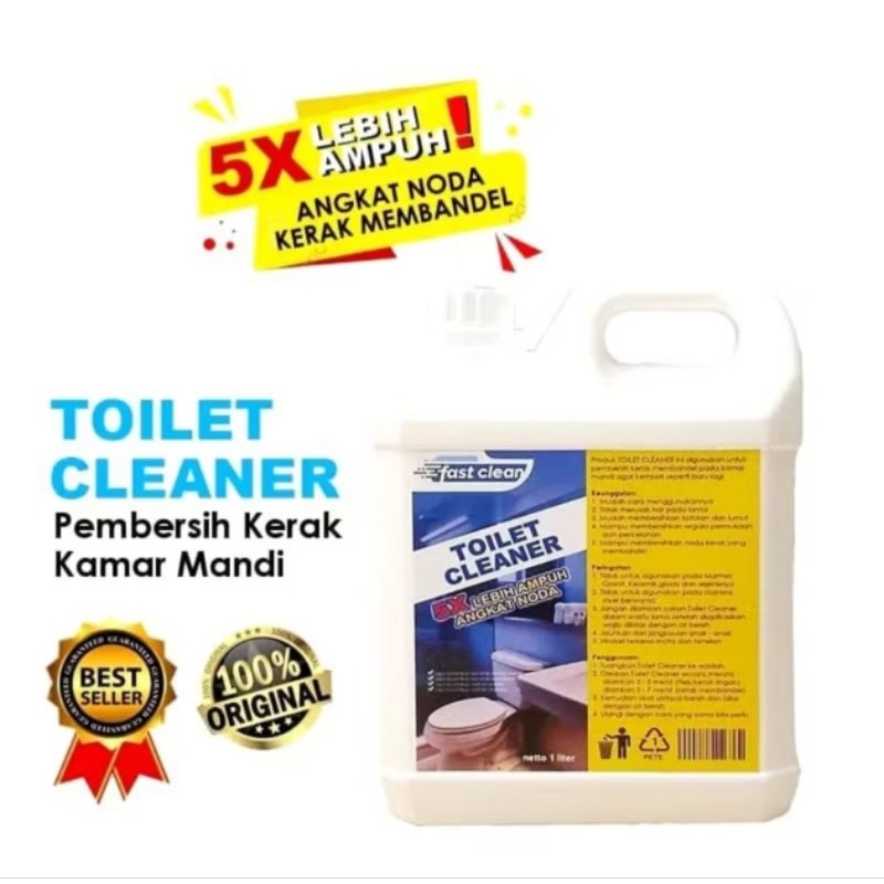 Jual Fastclean Toilet Cleaner Cairan Pembersih Kloset WC Wastafel Bowel ...