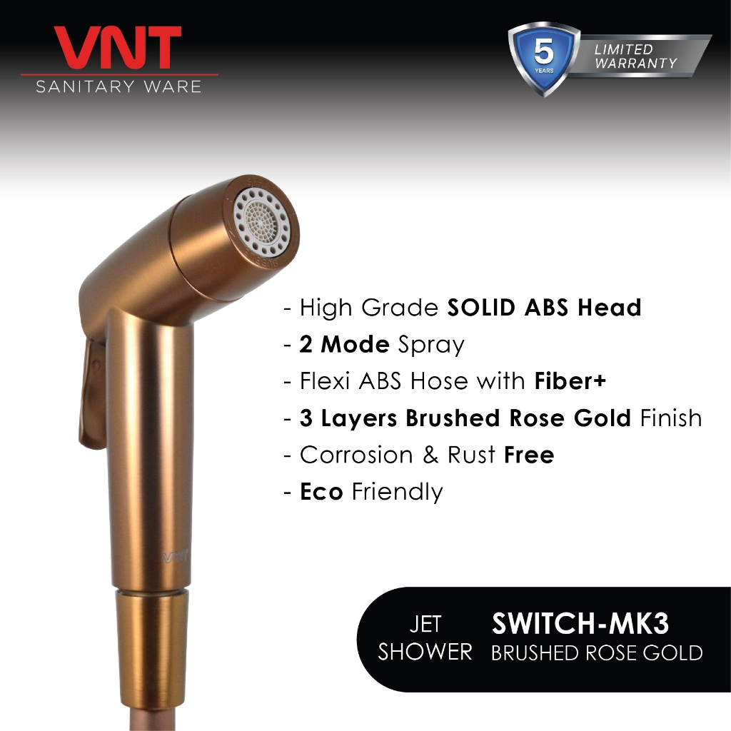 Jual Jet Shower Toilet 2 Mode Semprotan VNT SWITCH MK-2 Spray Bidet ...