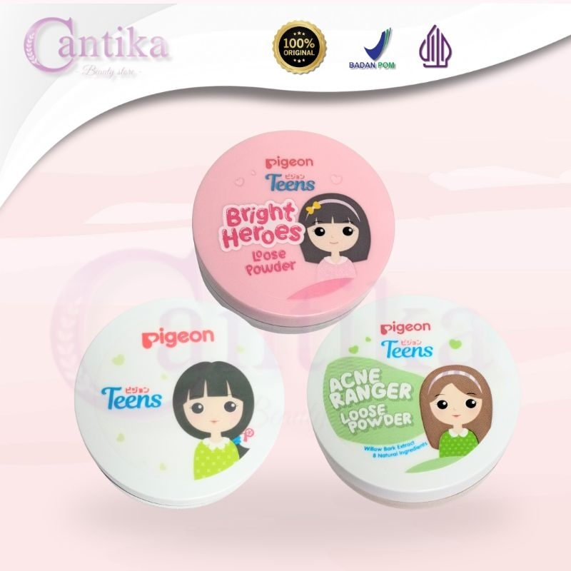 Jual Pigeon Teens Bright Heroes Loose Acne Ranger powder | Shopee Indonesia