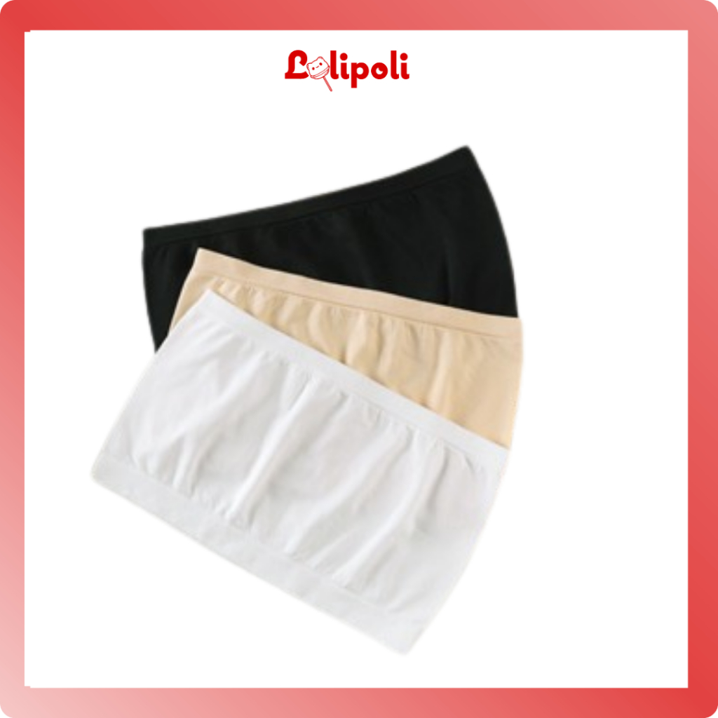 Jual Lolipoli Bra Kemben Seamless Tanpa Tali Anti Slip Pakaian Dalam Wanita BR465 | Shopee Indonesia