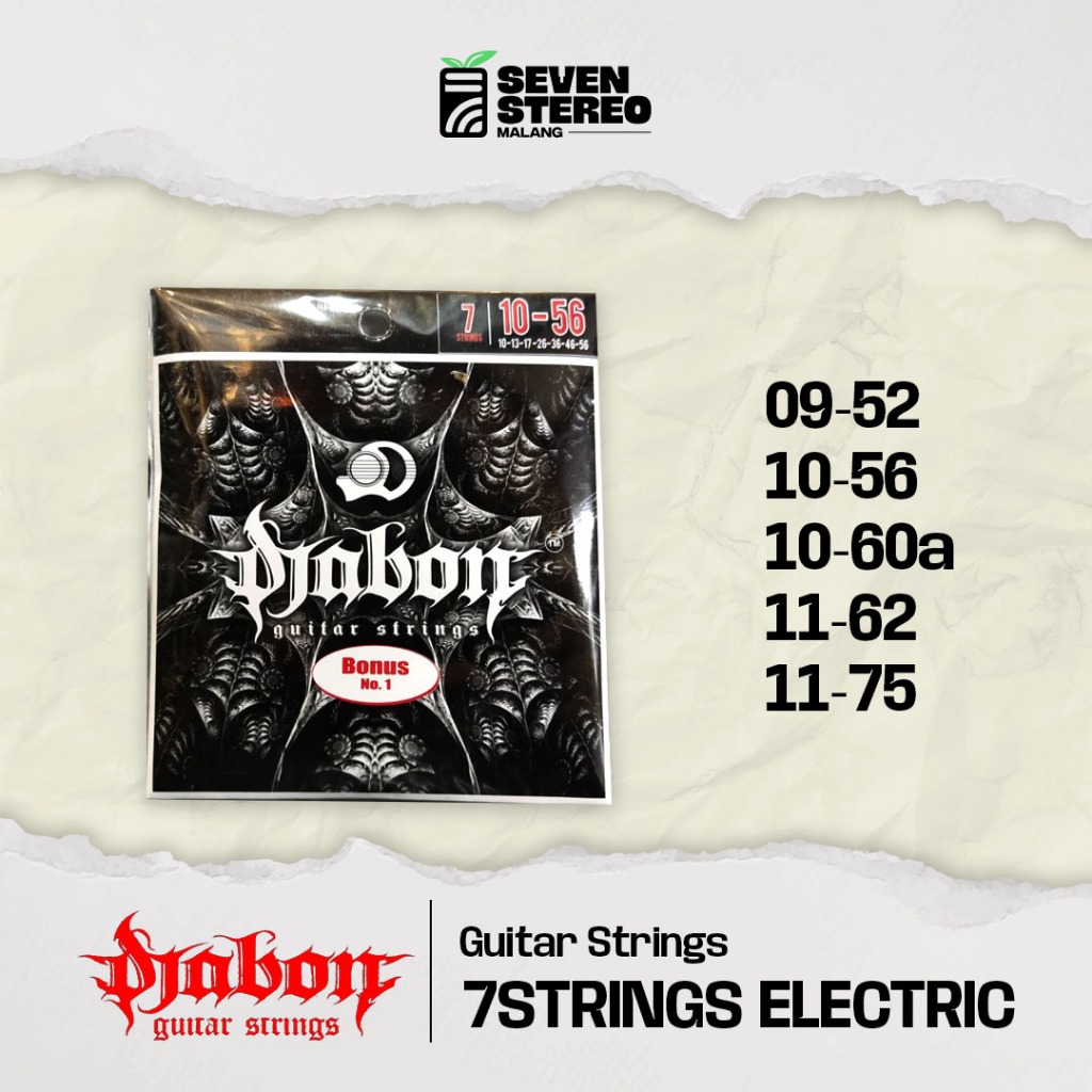 Jual Djabon 7 String Senar Gitar Elektrik 7 Senar | Shopee Indonesia