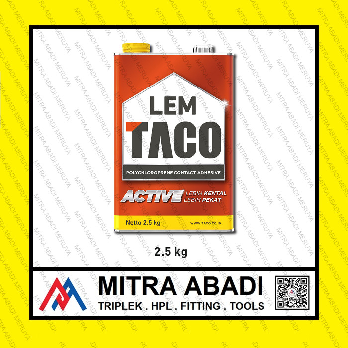 Jual Lem TACO Galon 2.5kg Kuning Fox HPL PVC Sheet Vinyl Lantai ...