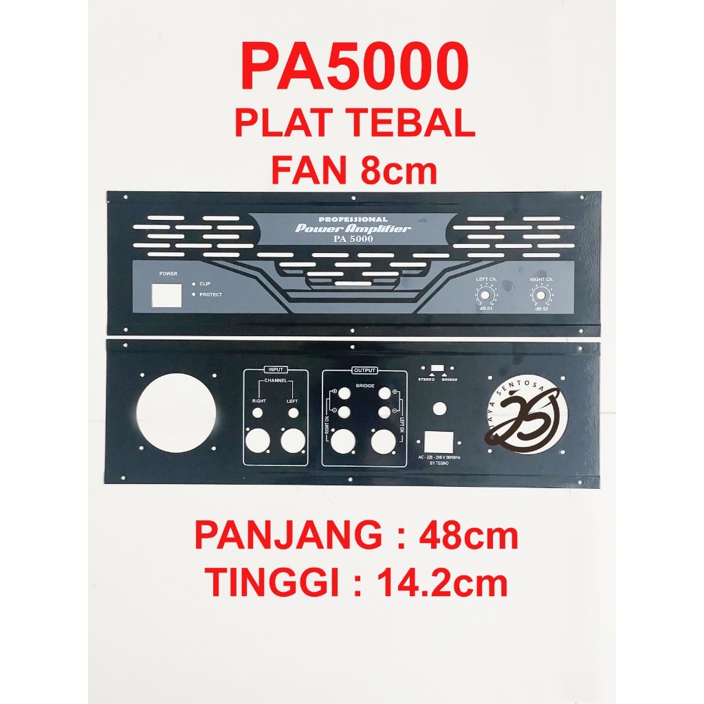 Jual PLAT COVER PA5000 (1 SET) PREMIUM BOX PANEL PA 5000 BOX PANEL ...