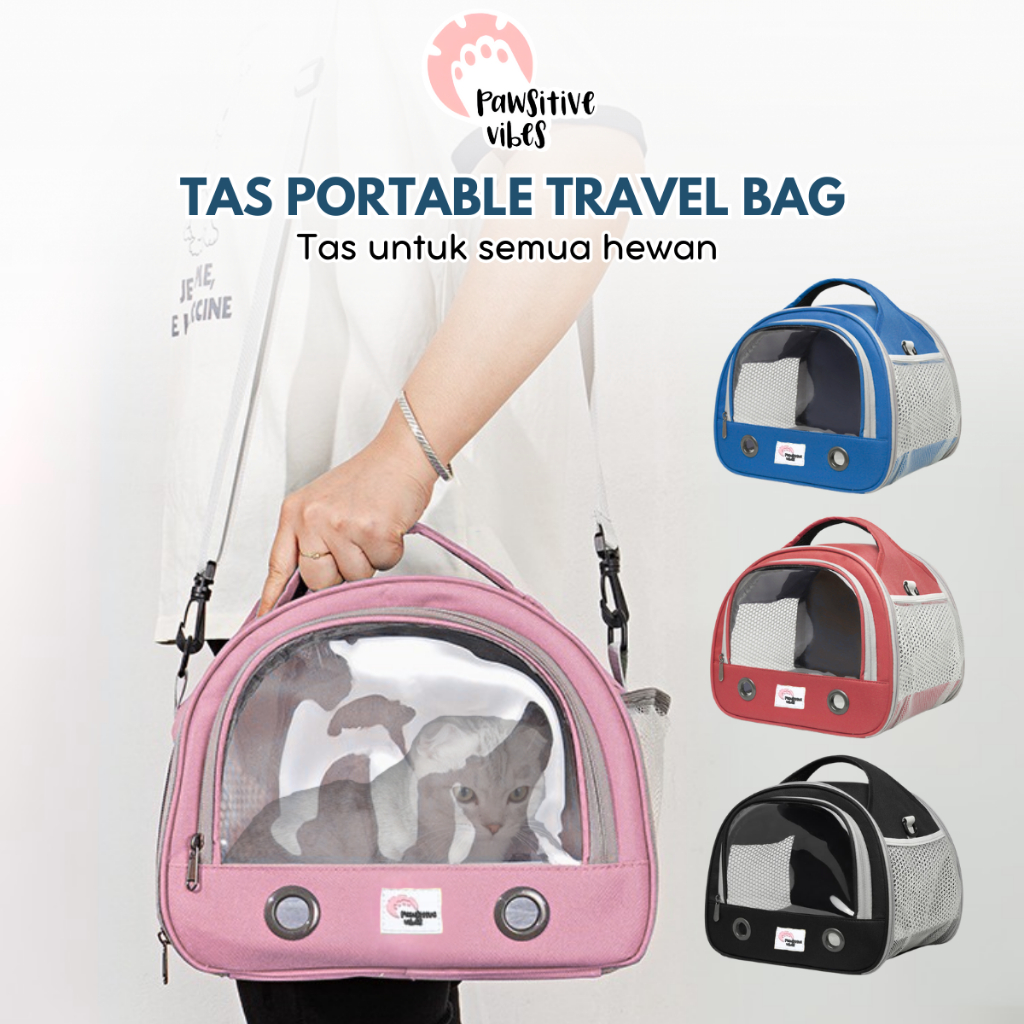 Jual Pawsitive Vibes Tas Hamster Pet Travel Bag - Pet Carrier Tas ...