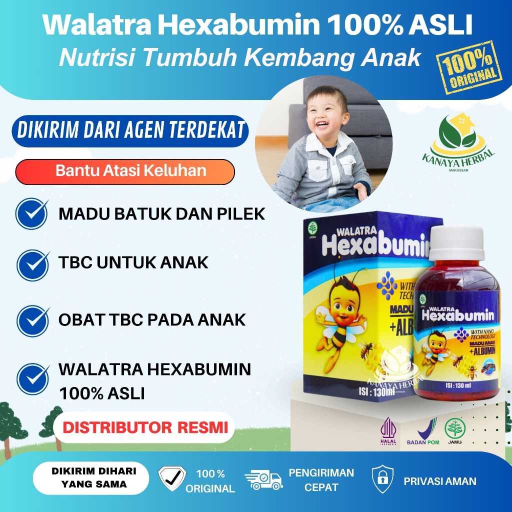 Jual Madu Batuk, Pilek, TBC Untuk Anak - Obat TBC Pada Anak - Walatra ...