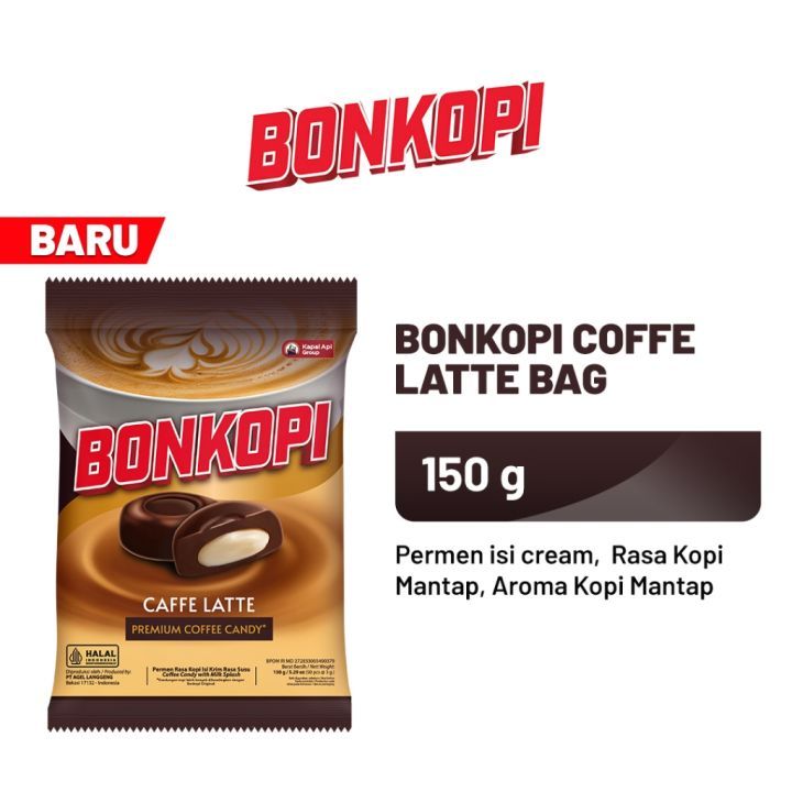 Jual Mouseman - BONKOPI KAPAL API CAFFE LATTE PREMIUM COFFEE CANDY ...