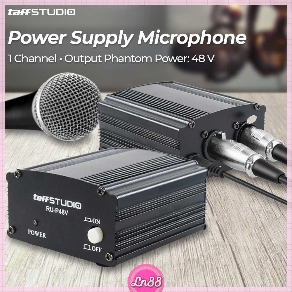 Jual Phantom Power Mikrofon Kondenser 1 Channel 48V - RU-P48V | Shopee ...