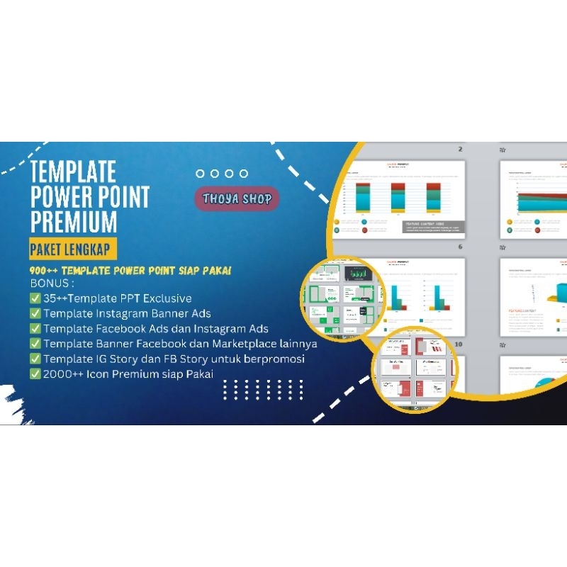 Jual Template PowerPoint premium Siap Pakai | Shopee Indonesia