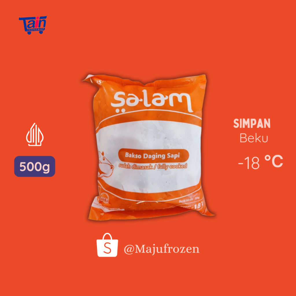 Jual SALAM Bakso Daging Sapi 500g isi 50 pcs | Shopee Indonesia