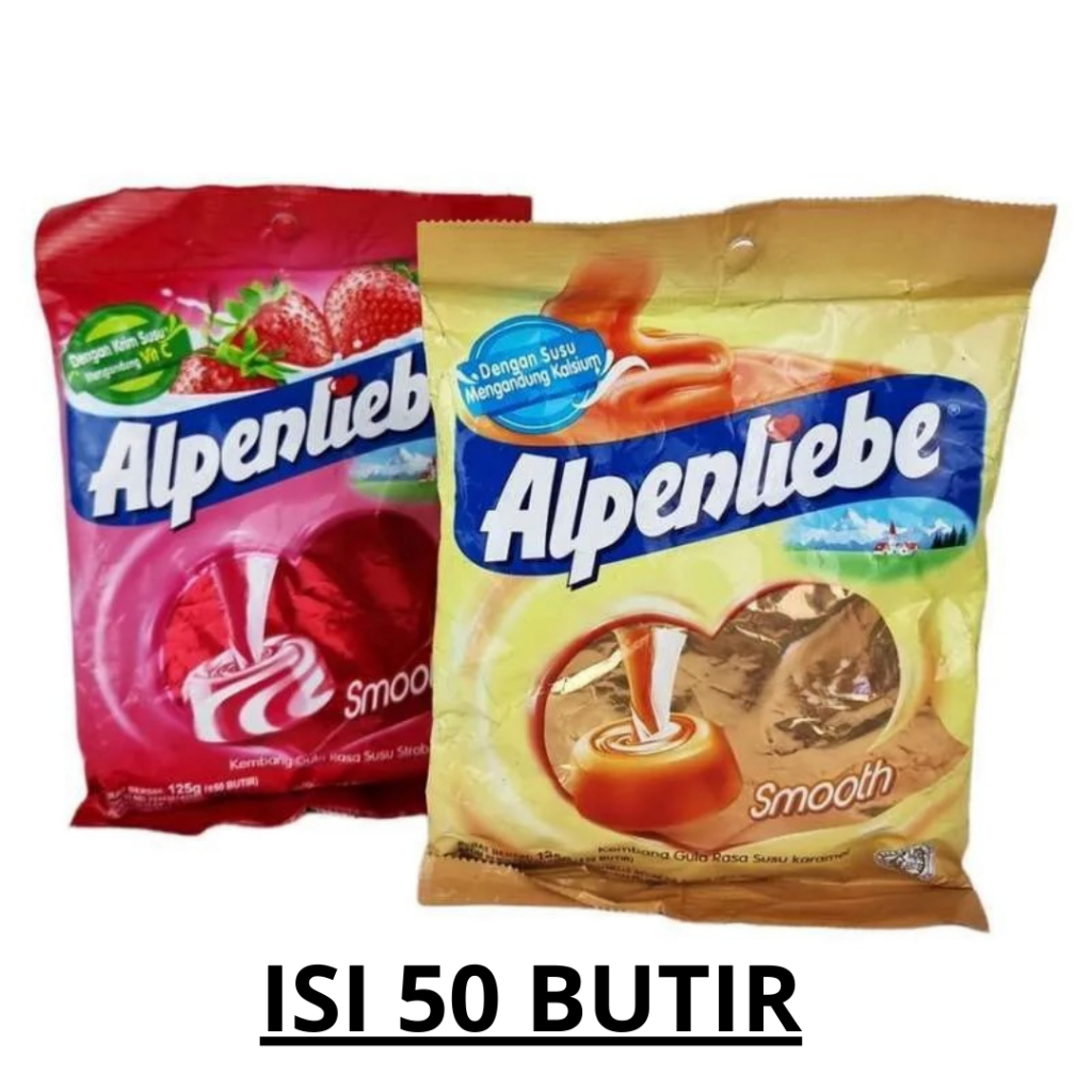 Jual PERMEN ALPENLIEBE ALPEN 125 GRAM 1 PACK ISI 50 BUTIR BUAH BIJI ...
