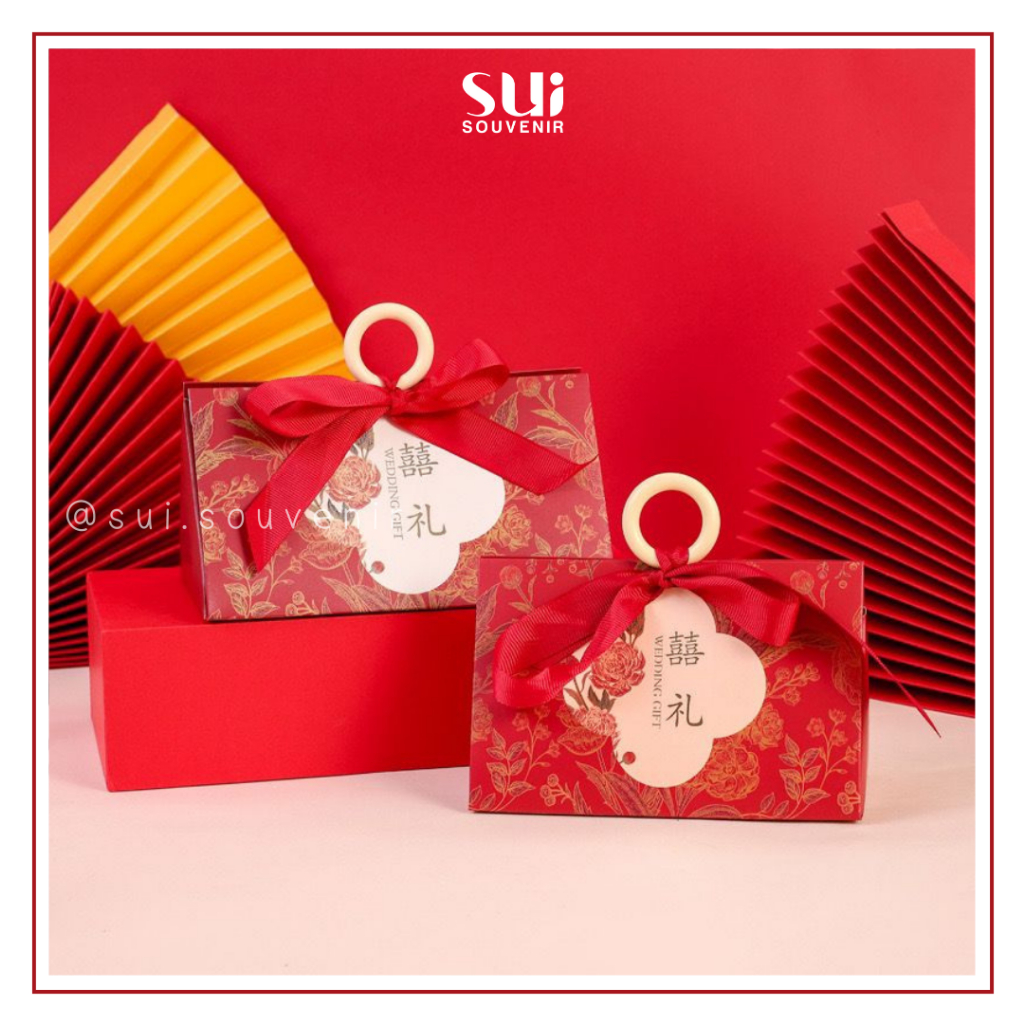 Jual SUI SOUVENIR | PAPER BAG SHUANG XI WEDDING GIFT | Shopee Indonesia