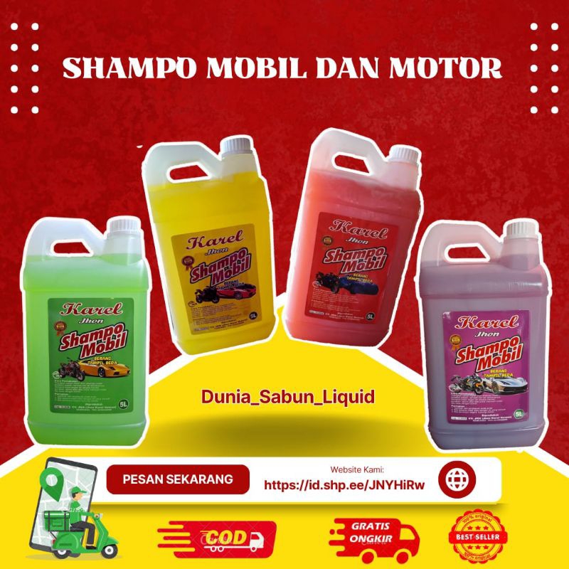Jual Abb KAREL Japan Sampo Cuci Motor / Mobil Premium 5 Liter PROMO ...