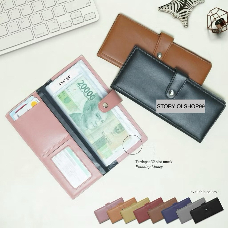Jual DOMPET DISIPLIN KANCING MINI / DOMPET KEUANGAN BULANAN LAURA ...