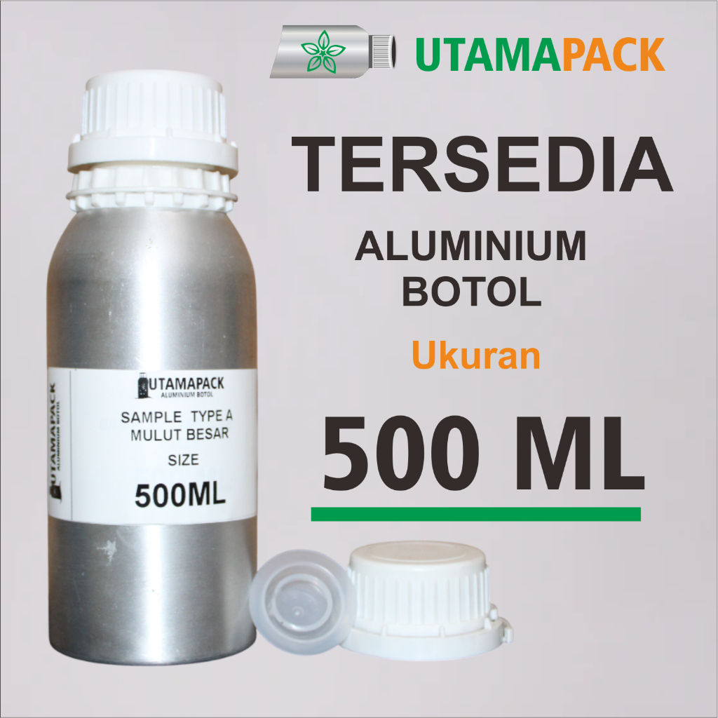 Jual Botol Kaleng Bibit Parfum Baru 500 ml aluminium Mulut Besar ...