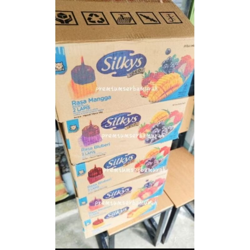 Jual Silkys Duo Puding 3 Rasa (1 Dus isi 15 pack/150pcs) | Shopee Indonesia