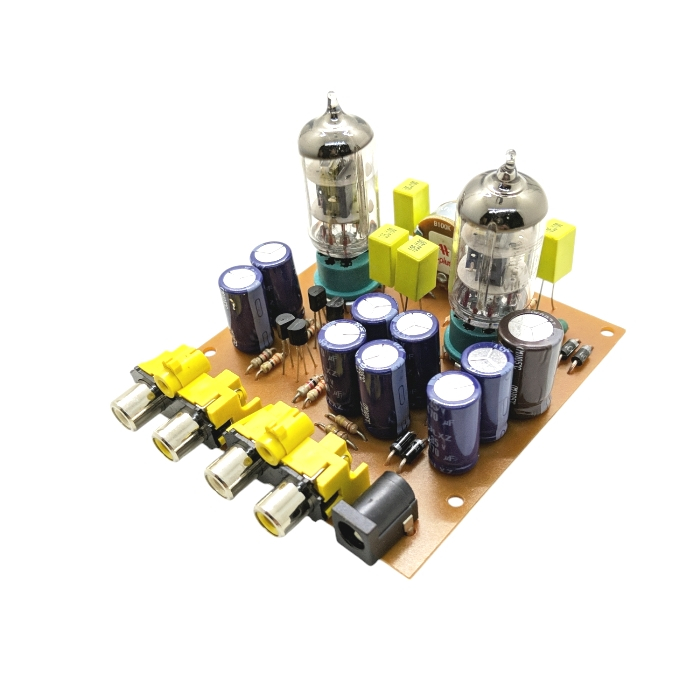 Jual Kit preamp tabung tube 6J2 pre amplifier stereo line stage 6AS6 ...