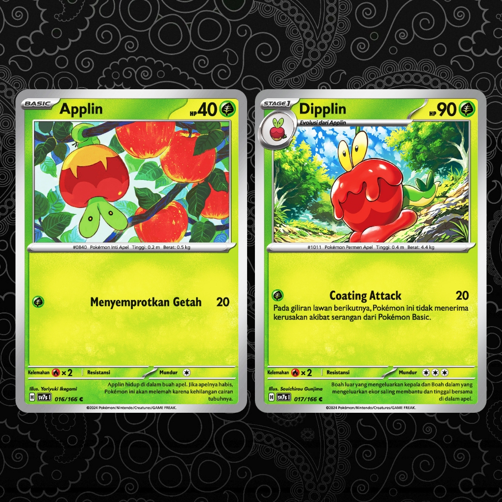 Jual Pokemon Applin Dipplin Daun TCG Kartu Pokemon Indonesia ( Harga ...