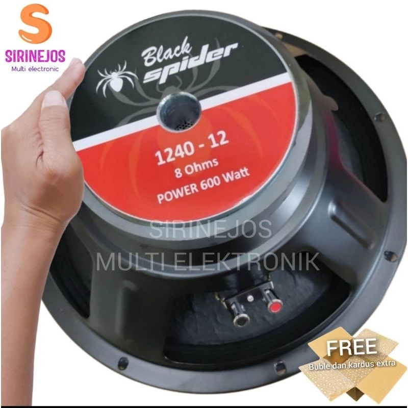 Jual 240-12 Speaker Black Spider 12 inch Blackspider 1240 / BS 1240 ...