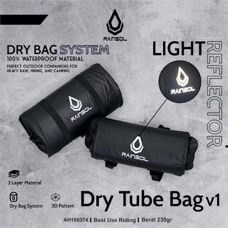 Jual Dry Tube Bag V1 Tas Tabung Jas Hujan Waterproof Tas Tabung Bagasi ...