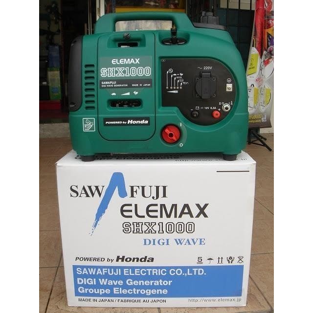 Jual ELEMAX SHX1000 Portable Generator Set DIGI-WAVE Inverter Genset ...