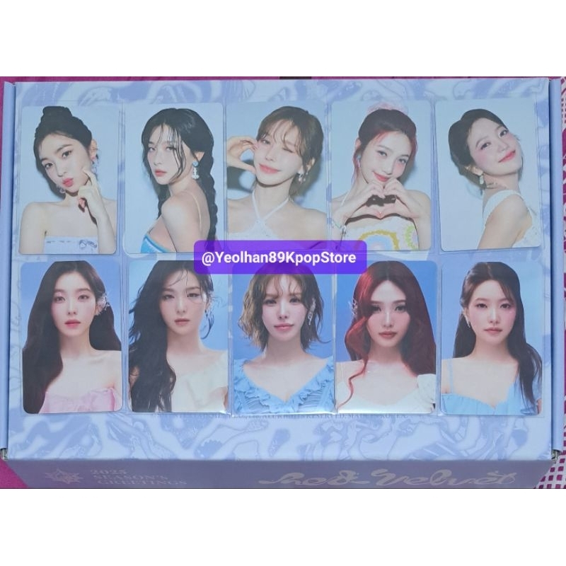 Jual [READY STOCK OFFICIAL POB] RED VELVET Photocard POB 2025 / 2024 ...