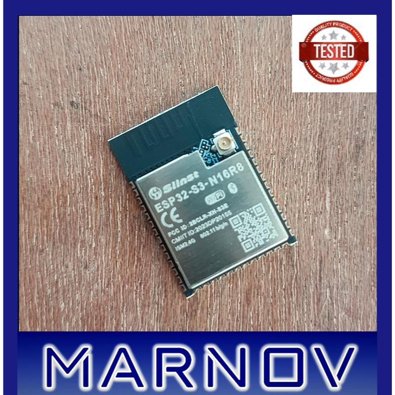 Jual ESP32-S3-WROOM-1U U Antena Pigtail N16R8 Chip WROOM 16MB Flash 8MB PSRAM ESP32S3 AIOT ...