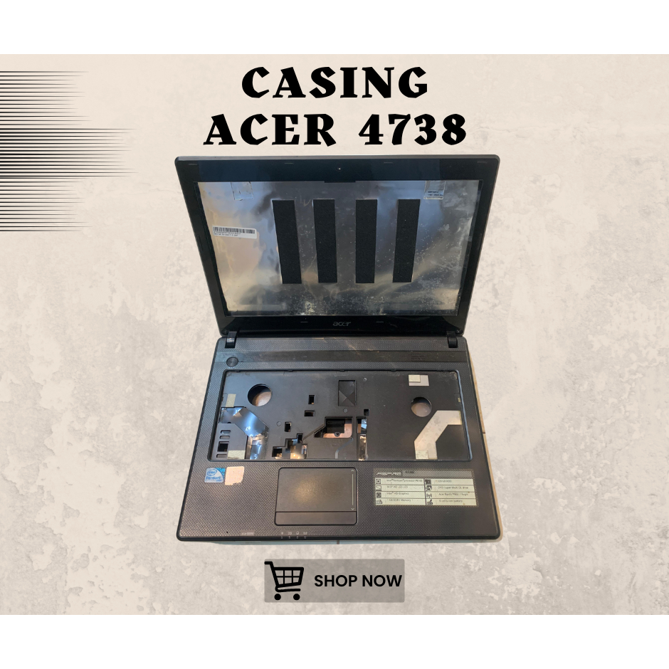 Jual CASING LAPTOP ACER 4738 FULLSET SECOND | Shopee Indonesia