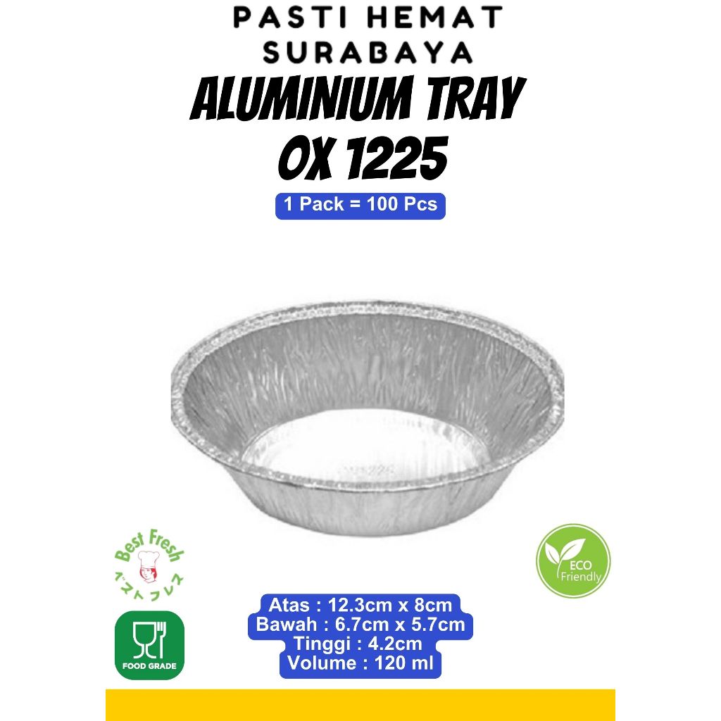 Jual ALUMINIUM FOIL CUP I ALUMINIUM FOIL TRAY I AlumInium foil I KOTAK ...