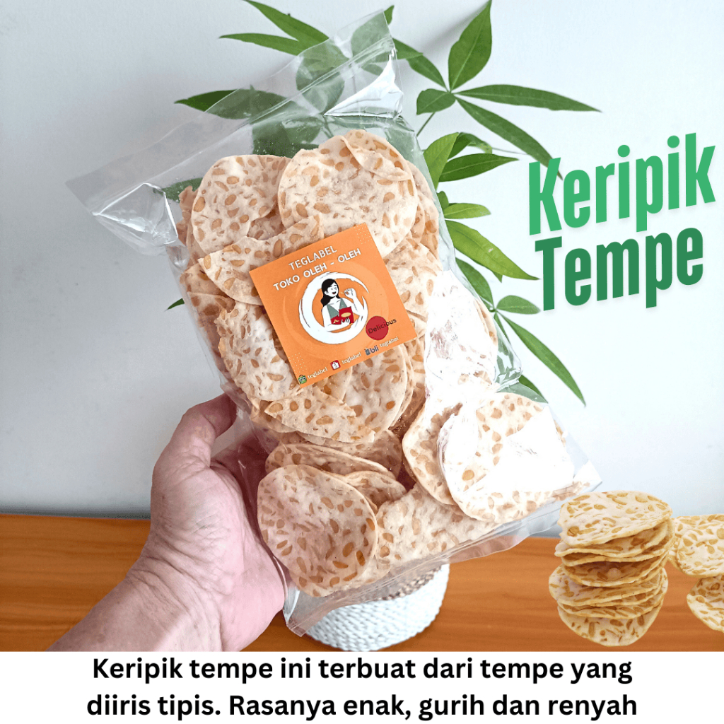 Jual Keripik Tempe Kripik Tempe Premium 200 Gram | Shopee Indonesia
