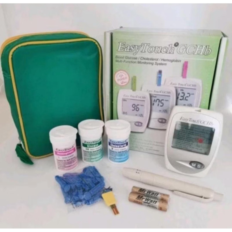 Jual Alat Test Darah Easy Touch GCHB 3 in 1 / alat test gula darah ...
