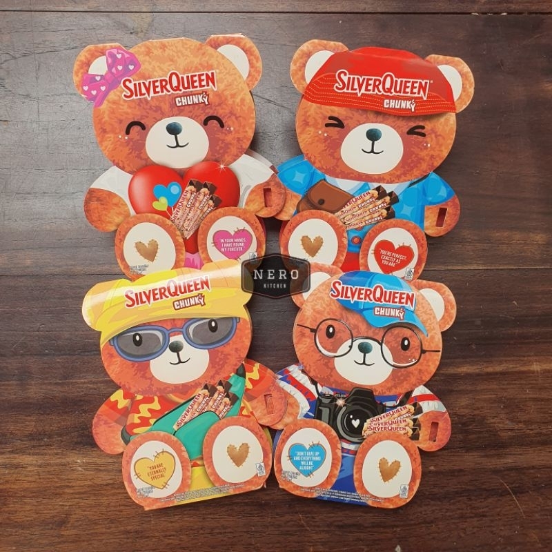 Jual Silverqueen Teddy Bear / Silverqueen beruang / Silverqueen chunky ...