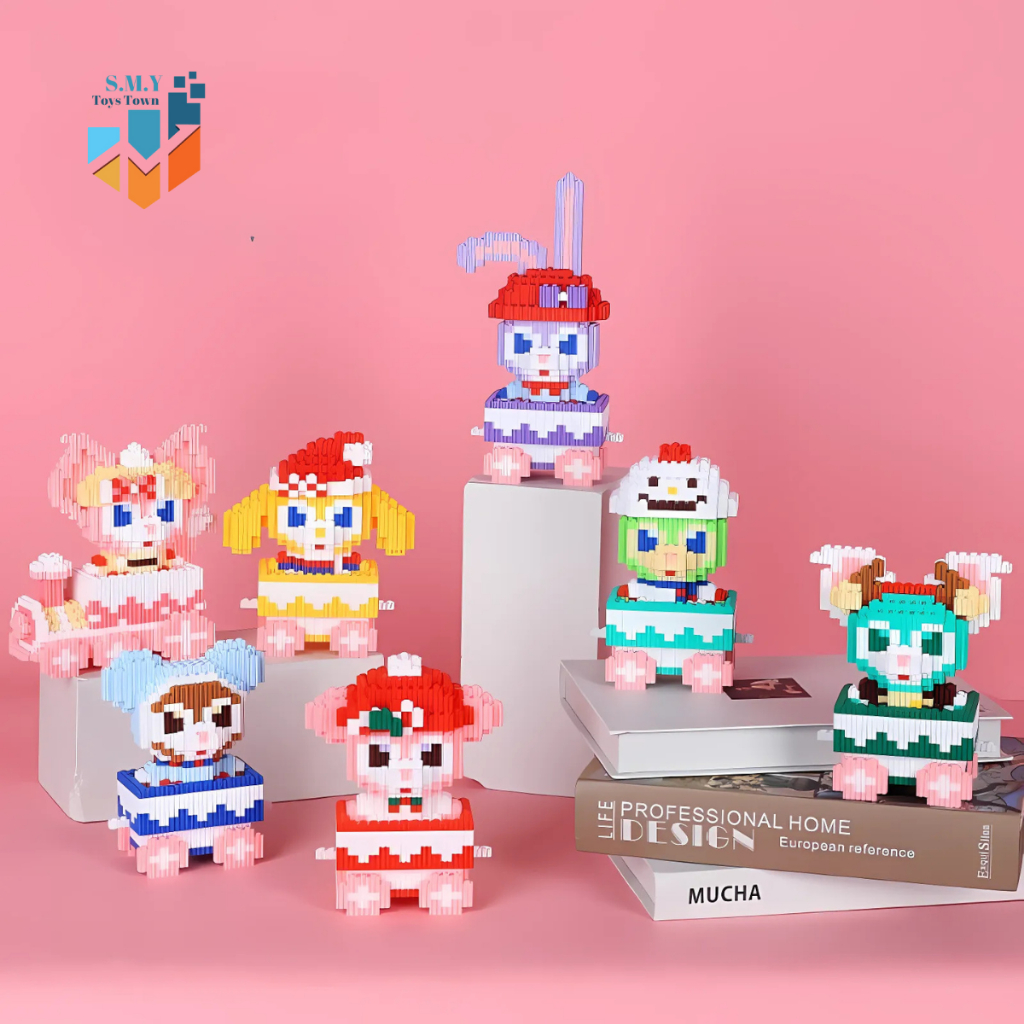 Jual SMY Toystown Nano Blocks Kereta Disney 3D Model Mainan Blok Susun ...