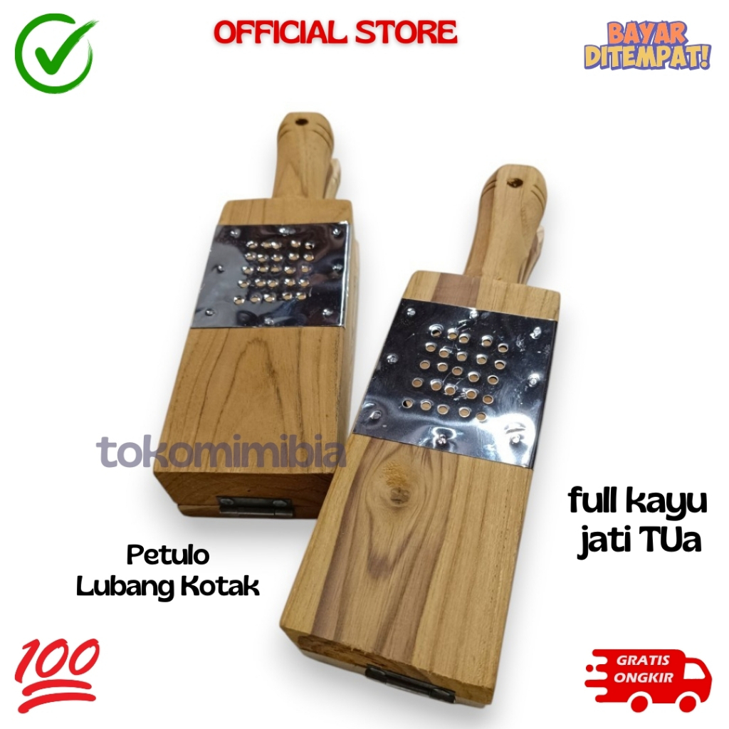 Jual Cetakan Petulo Kayu / Untuk Yuyu Lubang Kotak | Shopee Indonesia