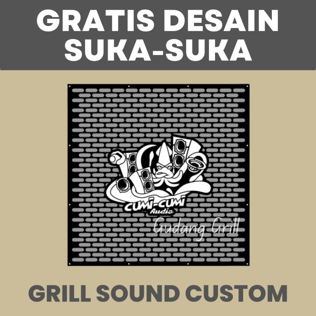 Jual grill sound costum ukuran dan nama audio Box SPL 15 Inch - GRATIS ...